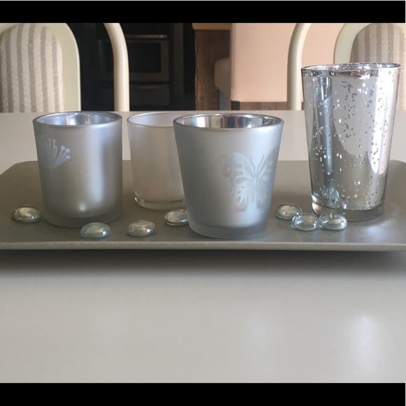 Accents | 6 Piece Decorative Candle Displaycenterpiece | Poshmark